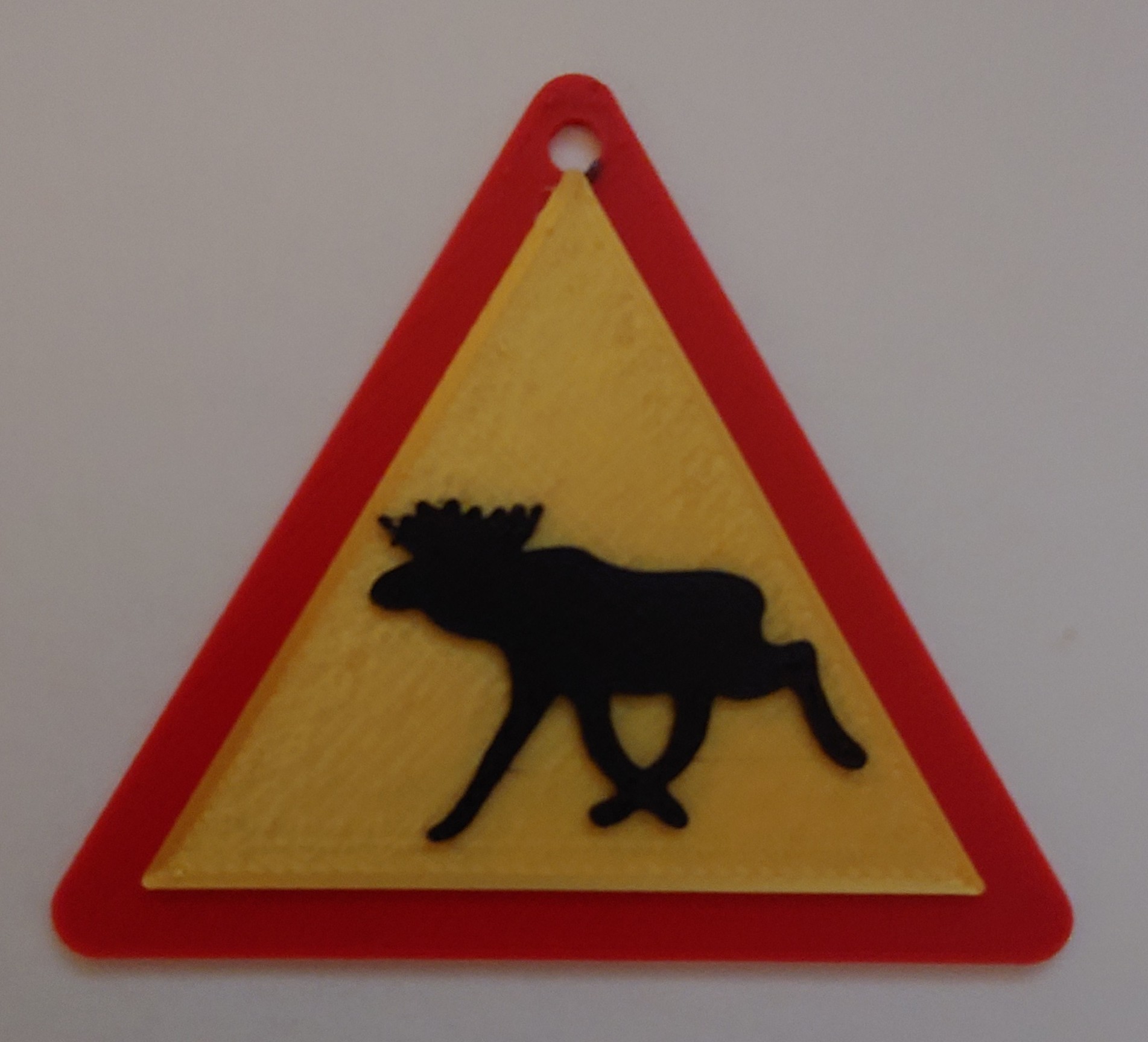 Moose sign keychain by Nermin | Download free STL model | Printables.com