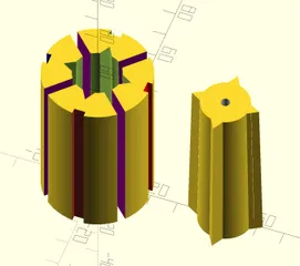 Air Wound Coil Form by azDave | Download free STL model | Printables.com