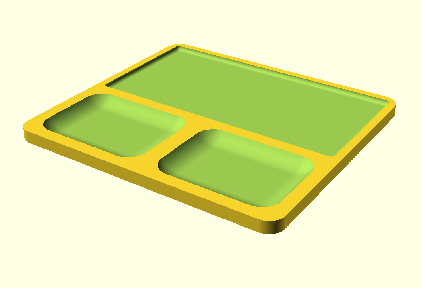 Parametric Valet Tray for iPhone Pro Max / Air Pod Pro (OpenSCAD) by ...