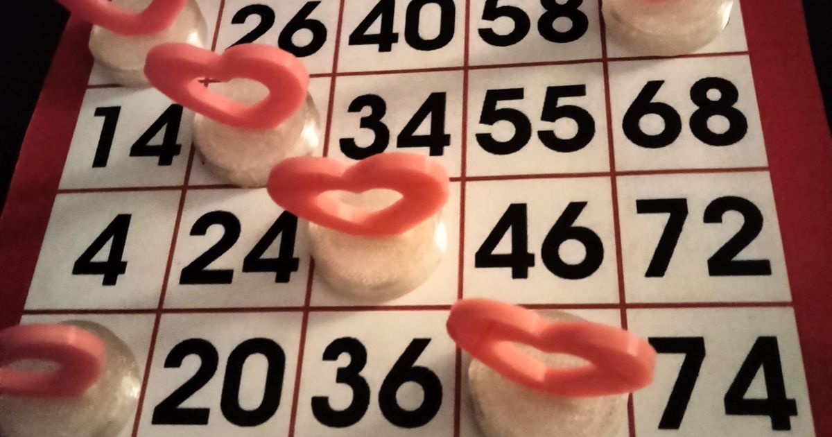 Heart Bingo/Game pieces by Splat | Download free STL model | Printables.com