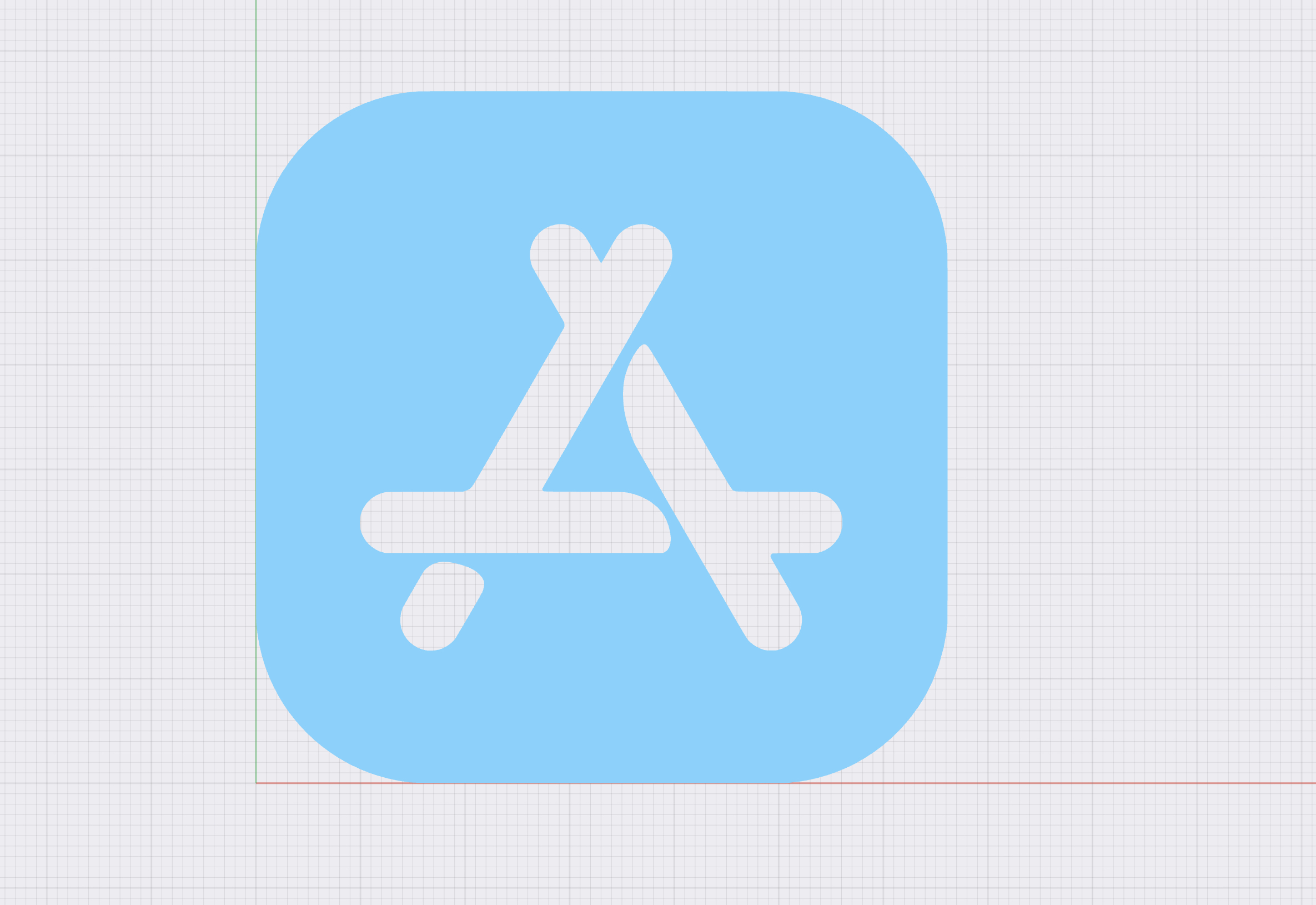 AppStore Logo by ToxicMaxi | Download free STL model | Printables.com