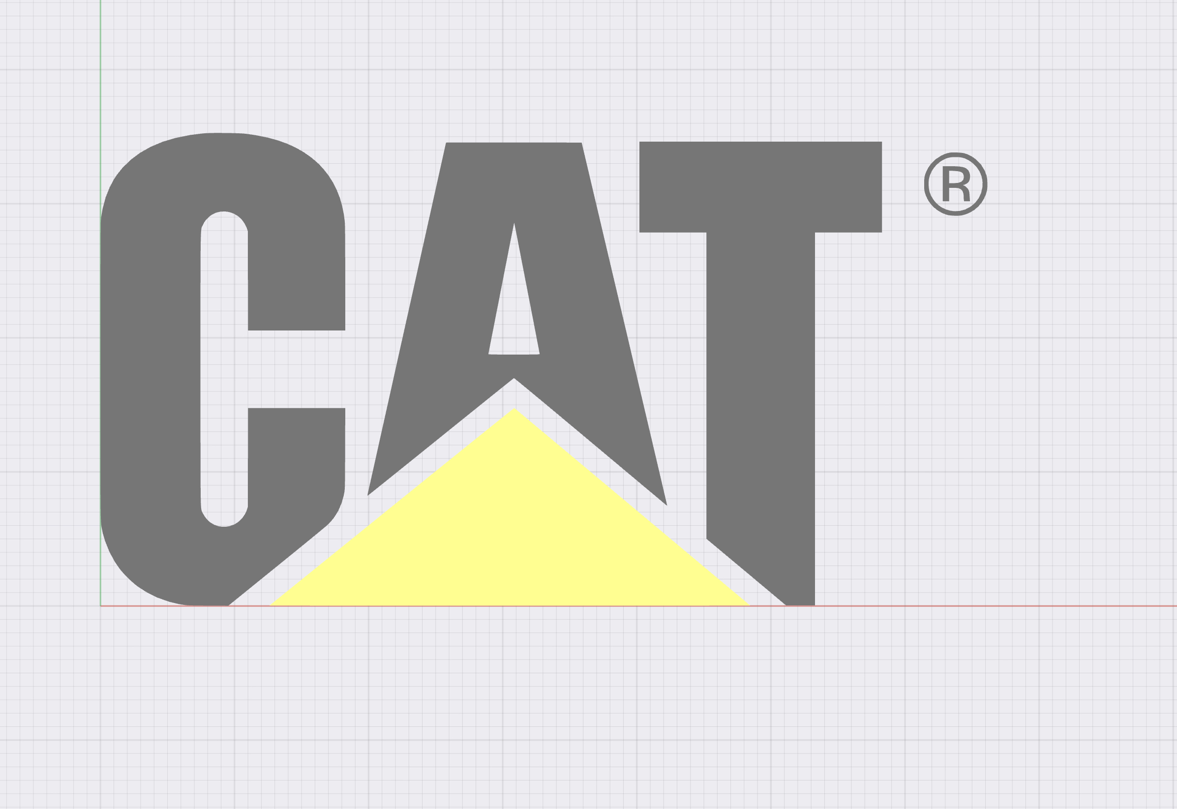 Caterpillar Icon Logo by ToxicMaxi | Download free STL model ...