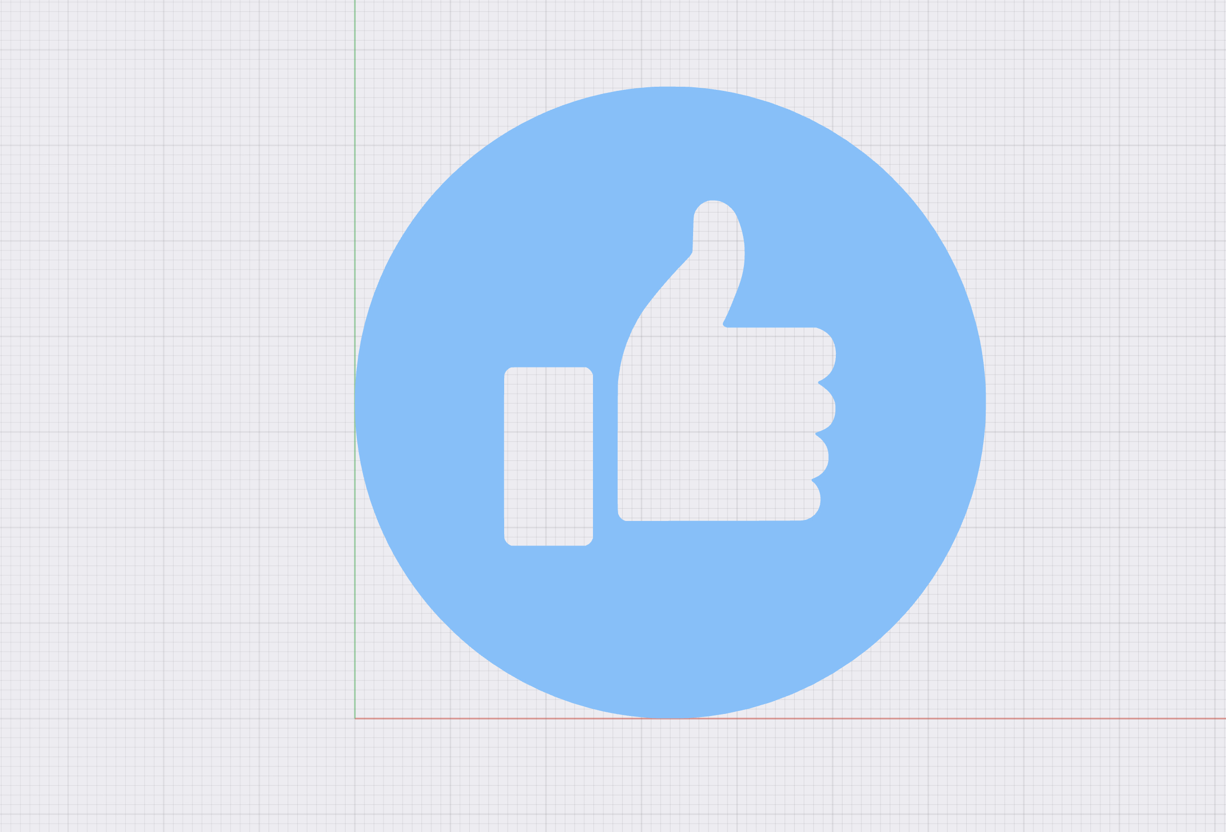 Facebook Like Logo by ToxicMaxi | Download free STL model | Printables.com