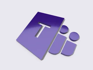 Microsoft Teams Logo by ToxicMaxi | Download free STL model ...
