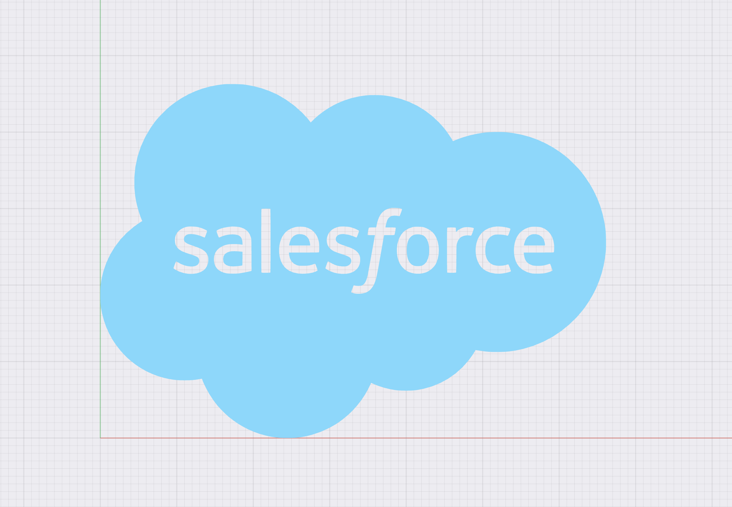Salesforce Logo by ToxicMaxi | Download free STL model | Printables.com