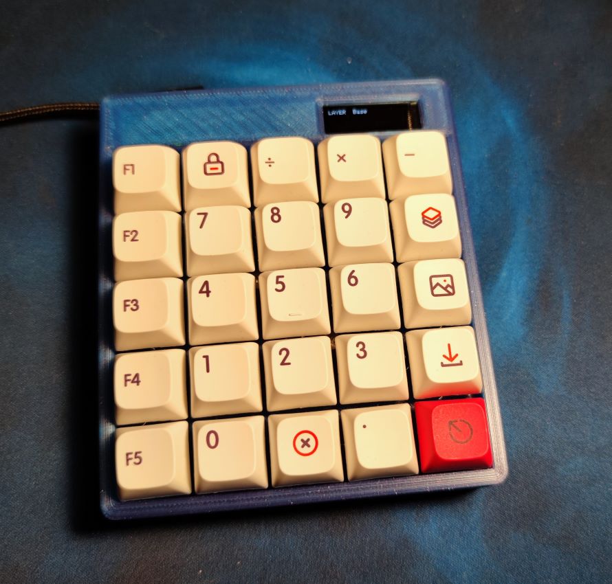 oled25 - 5x5 Macropad / Numpad with OLED display by Antoni Małecki ...