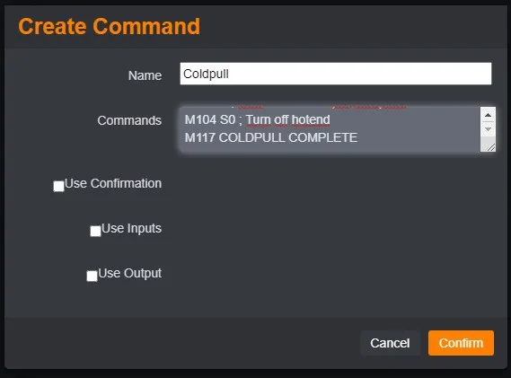 Prusa i3 Cold Pull Control Octoprint by b4de4nd | Download free STL model | Printables.com