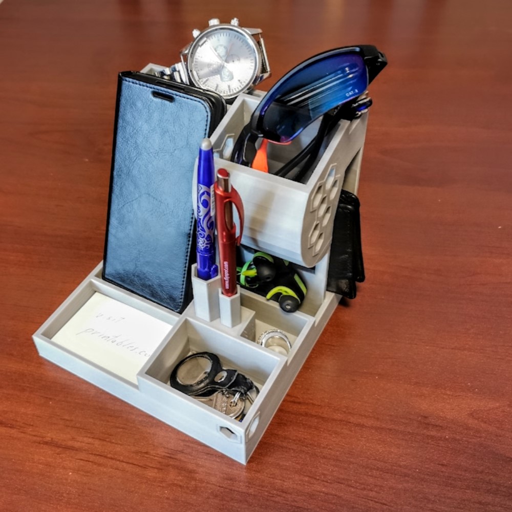 Hex - EDC tray by alfamr | Download free STL model | Printables.com