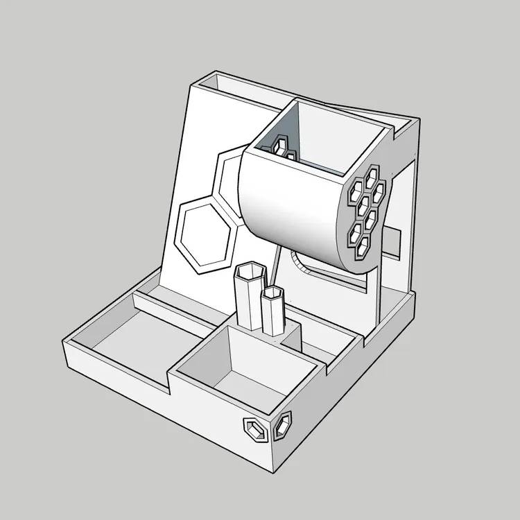 Hex - EDC tray by alfamr | Download free STL model | Printables.com