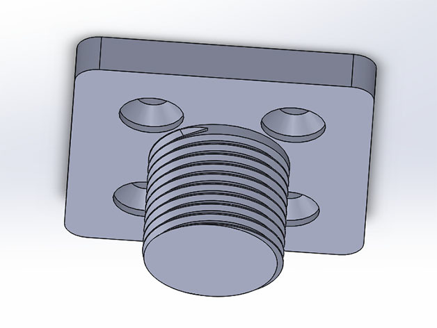 Silicone damping feet with adjustable height. Geeetech A10, Creality ...