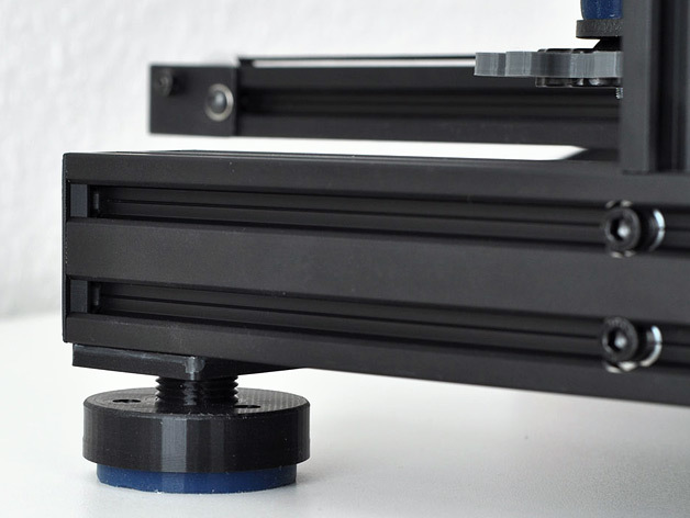 Silicone damping feet with adjustable height. Geeetech A10, Creality ...