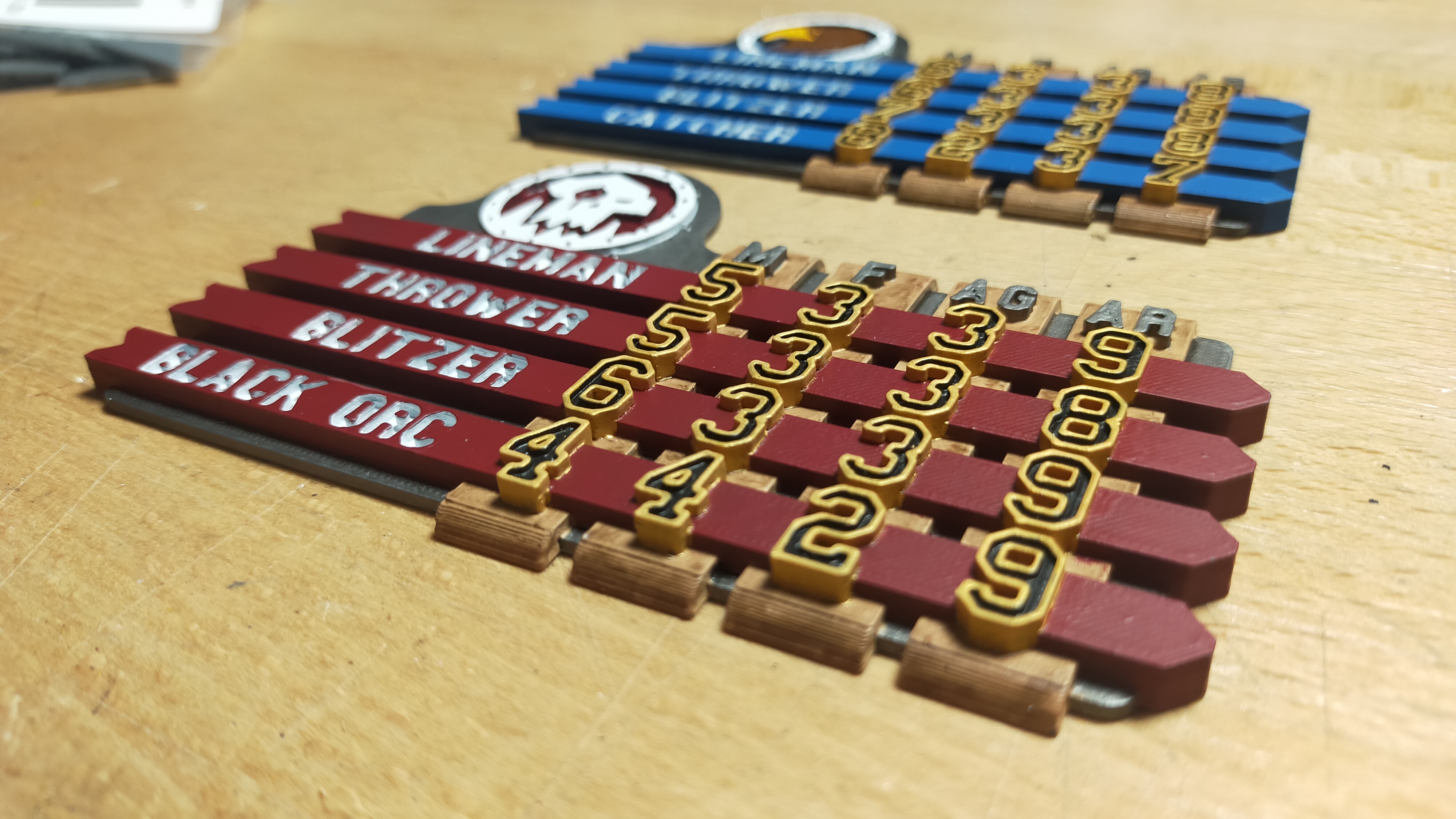 Blood Bowl Players Stats by PapsOu | Download free STL model ...