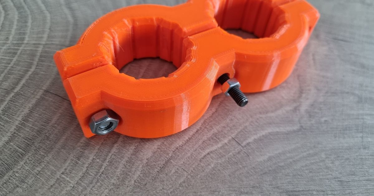 HOLDER OF ALKATHENE PIPES ( PE PIPE ) by HS 3DPrint | Download free STL ...