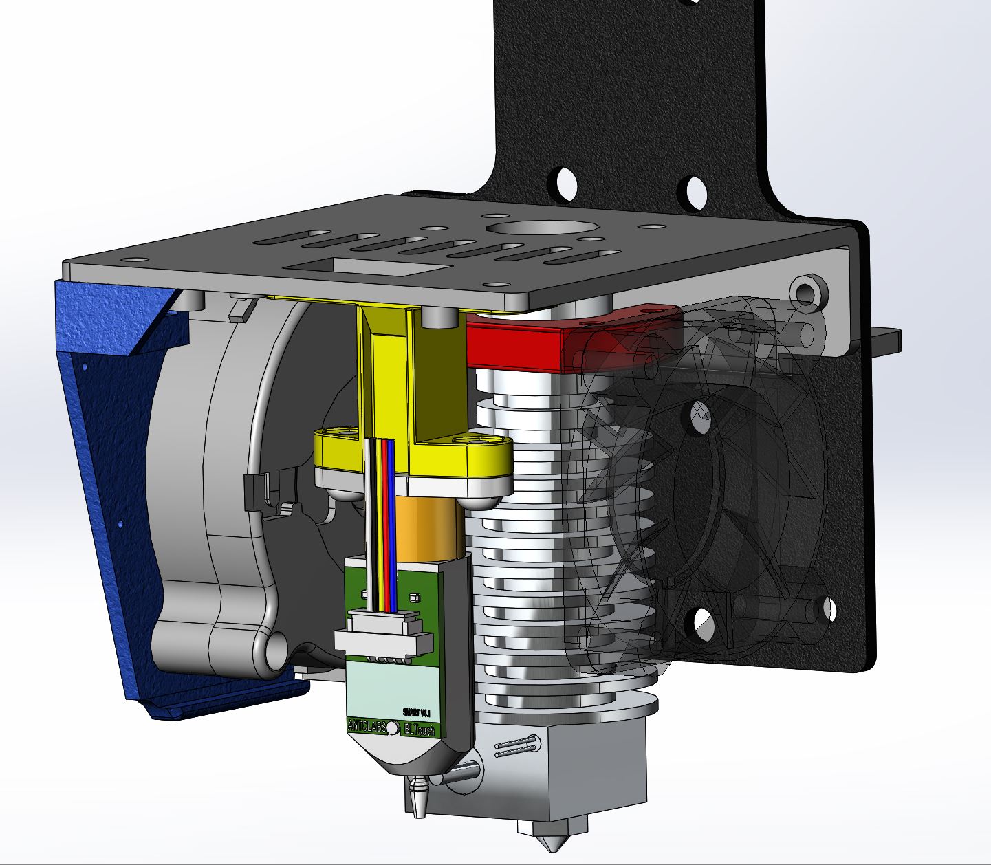 Anycubic I3 Mega Improved Hotend Fanbox (also Mega-S, Mega-X, Full ...