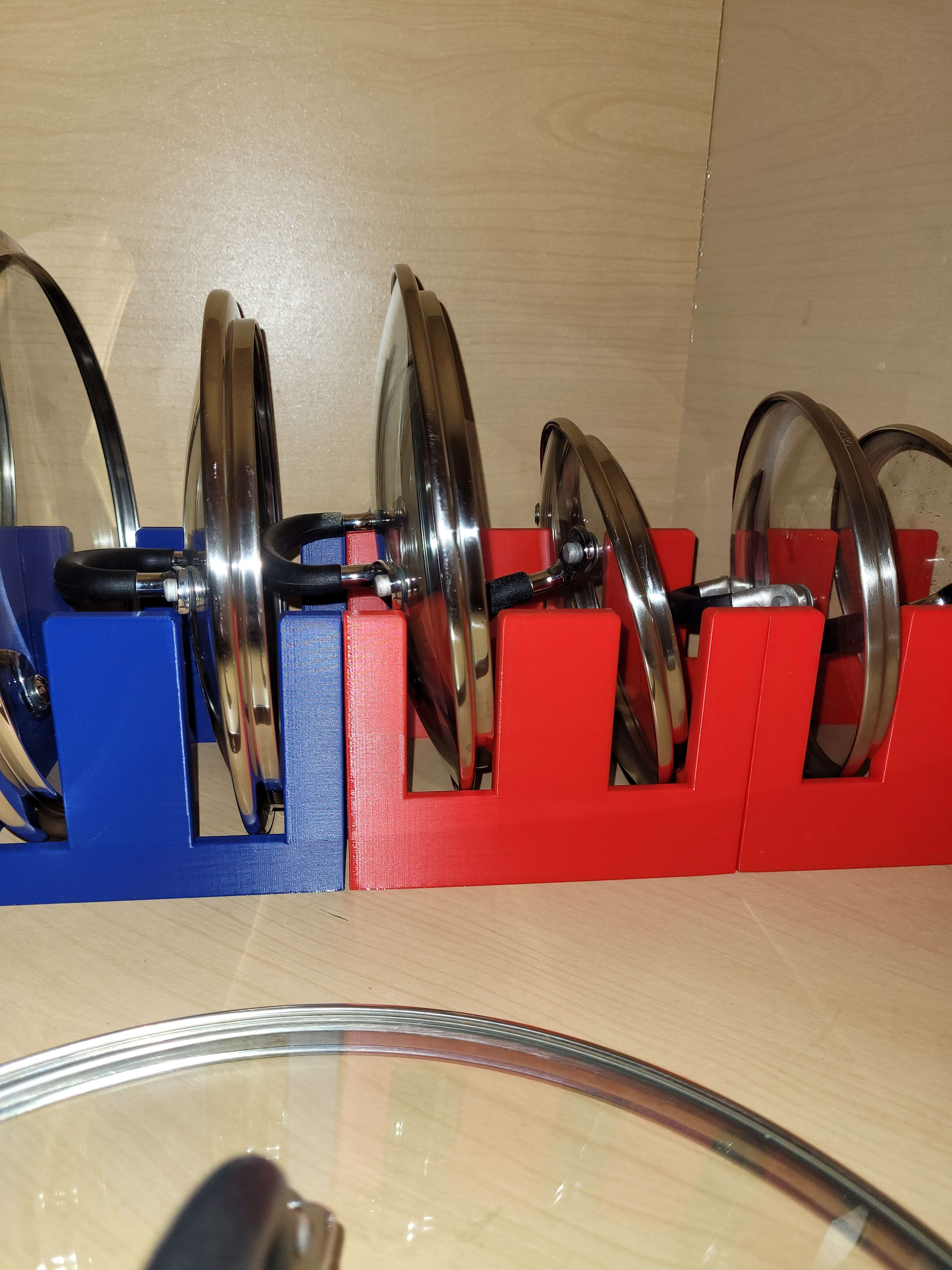 Pot lid holder (expandable) - Smaller lids by BitsWontByte | Download ...