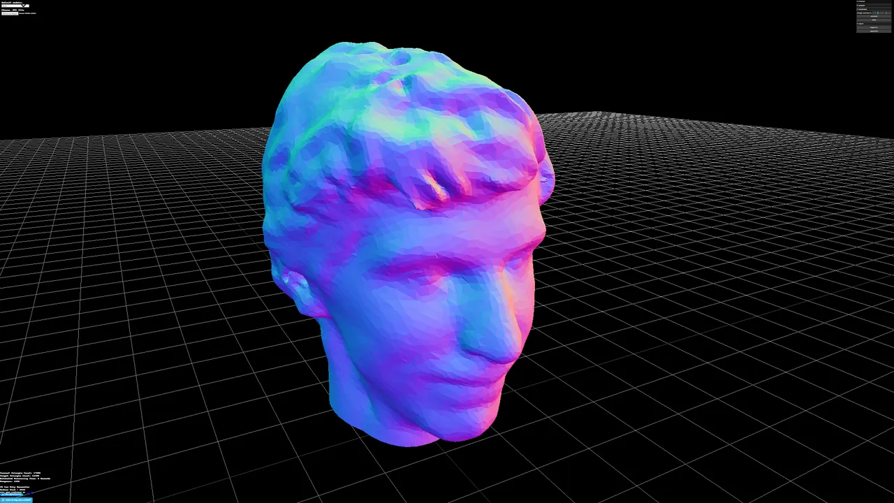 Low poly head by Baptoast | Download free STL model | Printables.com