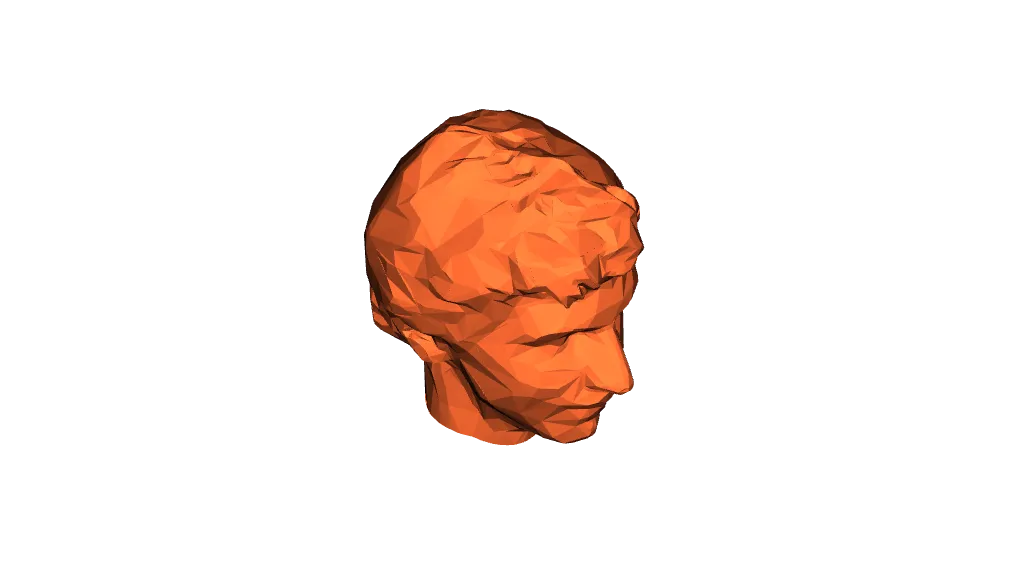 Low poly head by Baptoast | Download free STL model | Printables.com