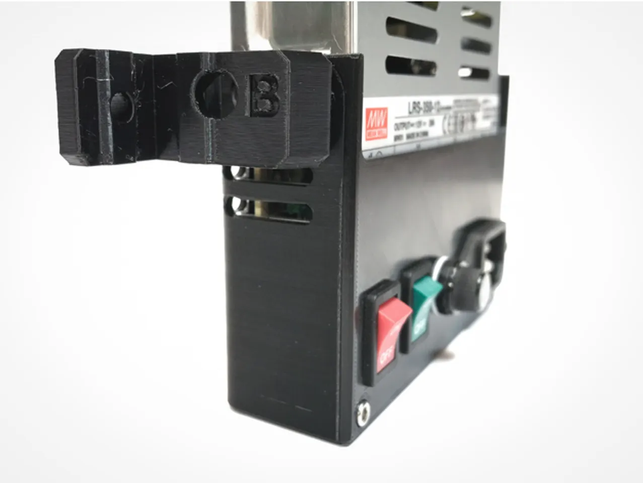 Mean Well LRS-350 PSU Hinged Cover for Prusa i3 Full Bear Upgrade by fasteddy | Download free ...
