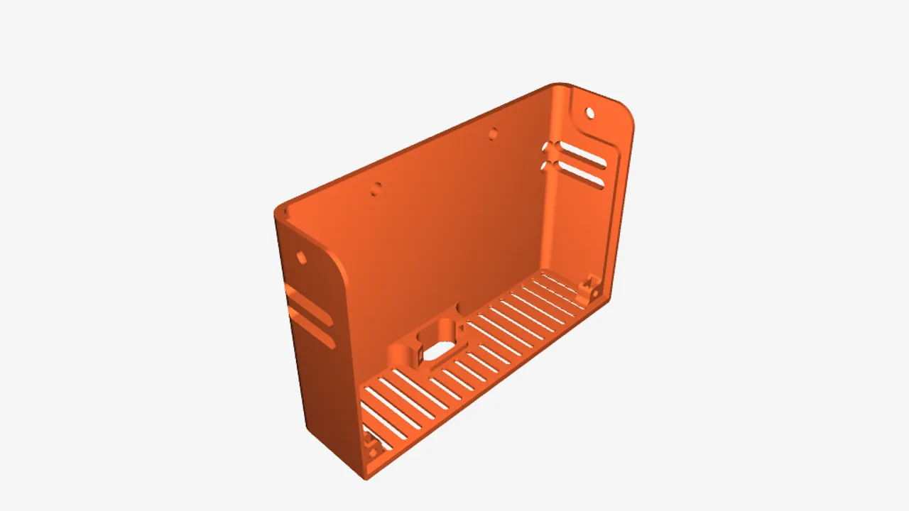Mean Well LRS-350 PSU Hinged Cover for Prusa i3 Full Bear Upgrade by fasteddy | Download free ...
