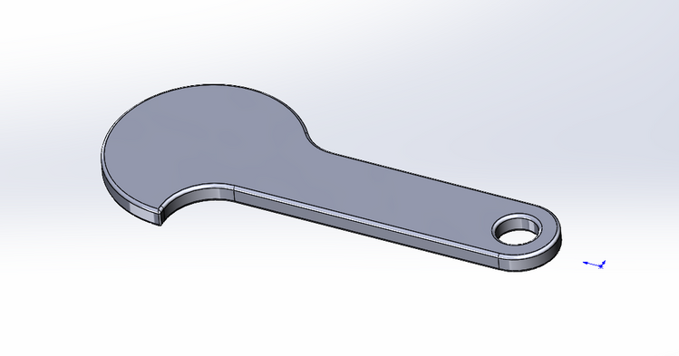 Grocery cart lock key by Hennesy45 | Download free STL model ...