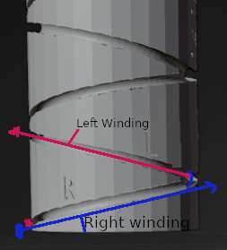 Band wire winding for (1552.81 - 1 681.75Mhz) helix antenna by Obor ...