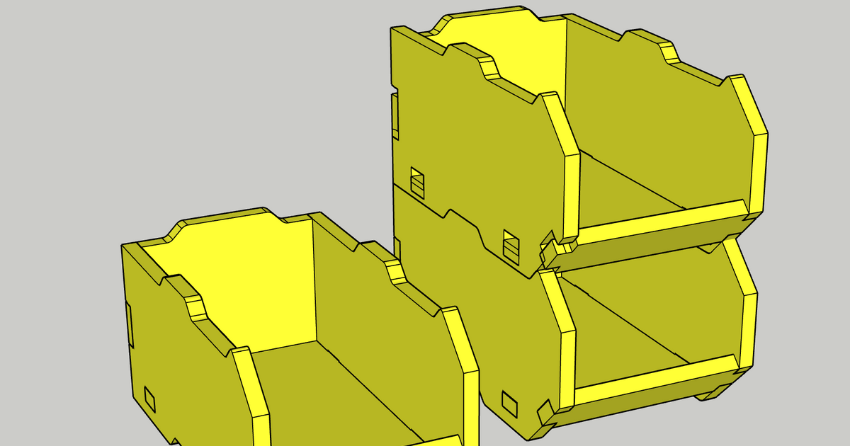 BOX CONTENITORE by Giovanni1954 | Download free STL model | Printables.com