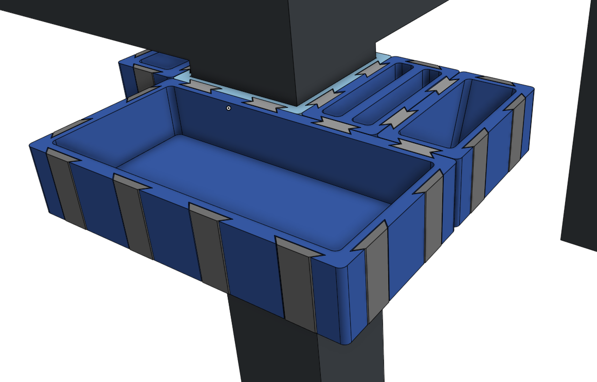 Modular Table Corner Tool Shelf by Jaatinen | Download free STL model ...