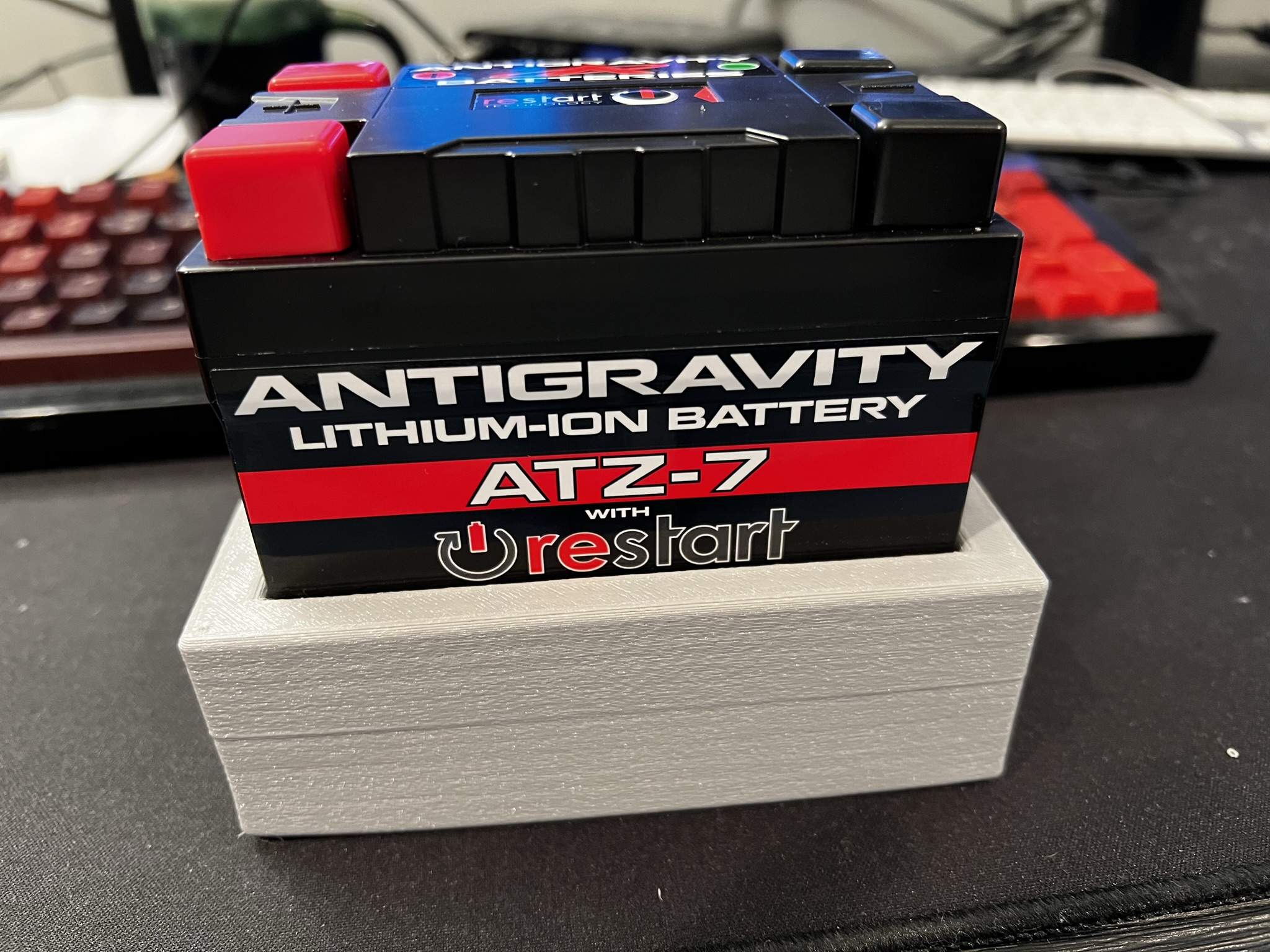 Motorcycle Lithium Battery Spacer by be_ryce | Download free STL model ...
