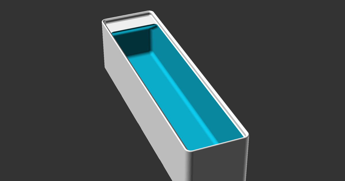 Gridfinity Bins - 4x1 Format by CWalters | Download free STL model ...