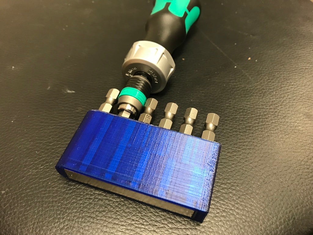 Magnetic quick change bit holder for hex bits and Wera ratcheting ...