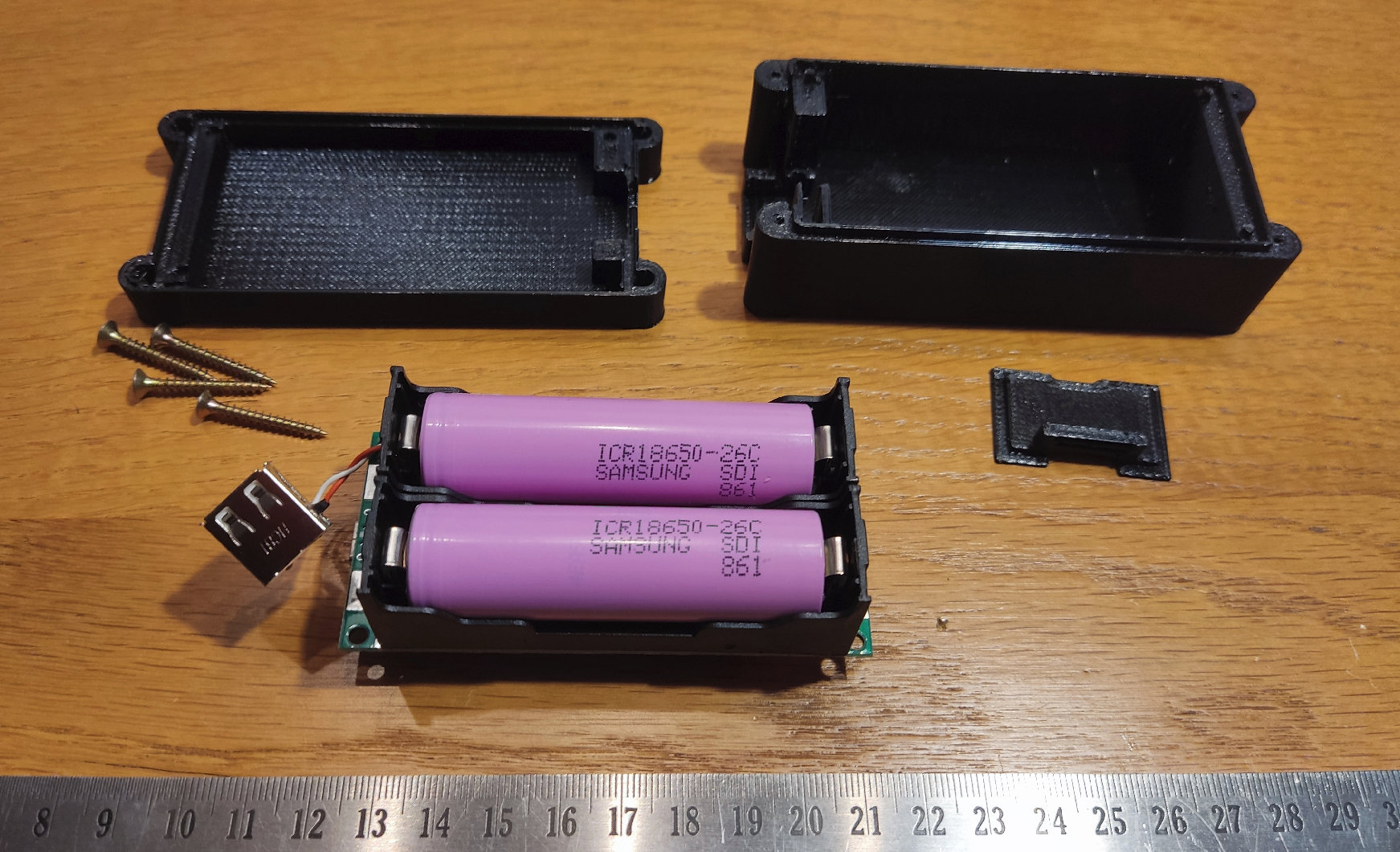 5V UPS based on LX-2BUPS module by devlab | Download free STL model ...