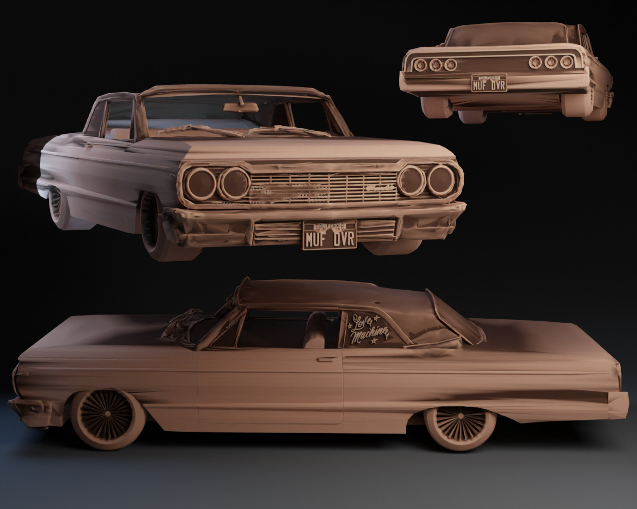 Cheech and Chongs Love Machine 1964 Chevy Impala SS. by Peter Farell ...