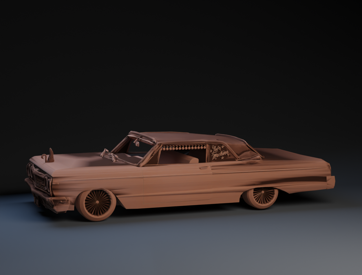 Cheech and Chongs Love Machine 1964 Chevy Impala SS. von Peter Farell ...