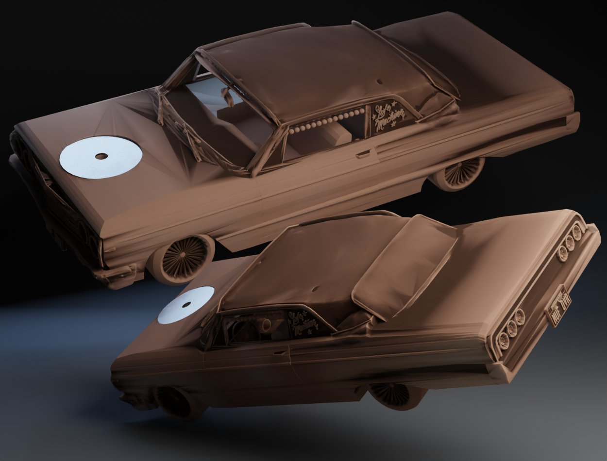 Cheech and Chongs Love Machine 1964 Chevy Impala SS. von Peter Farell ...