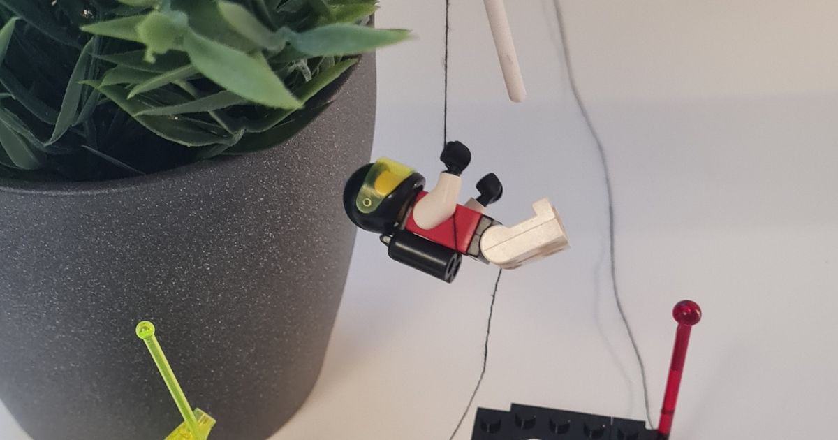 Spring Shooter Hook (LEGO compatible) by 10build | Download free STL ...