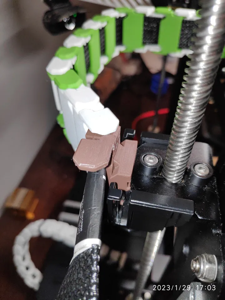 Ender 3 S1 pro Chain link Clip - Techrex chain by Visthum | Download ...