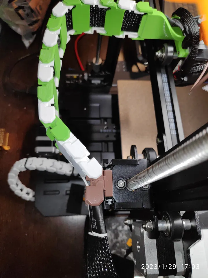 Ender 3 S1 pro Chain link Clip - Techrex chain by Visthum | Download ...