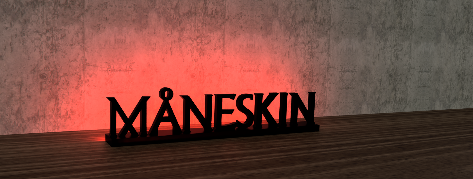 Måneskin logo by Radim Schuster | Download free STL model | Printables.com