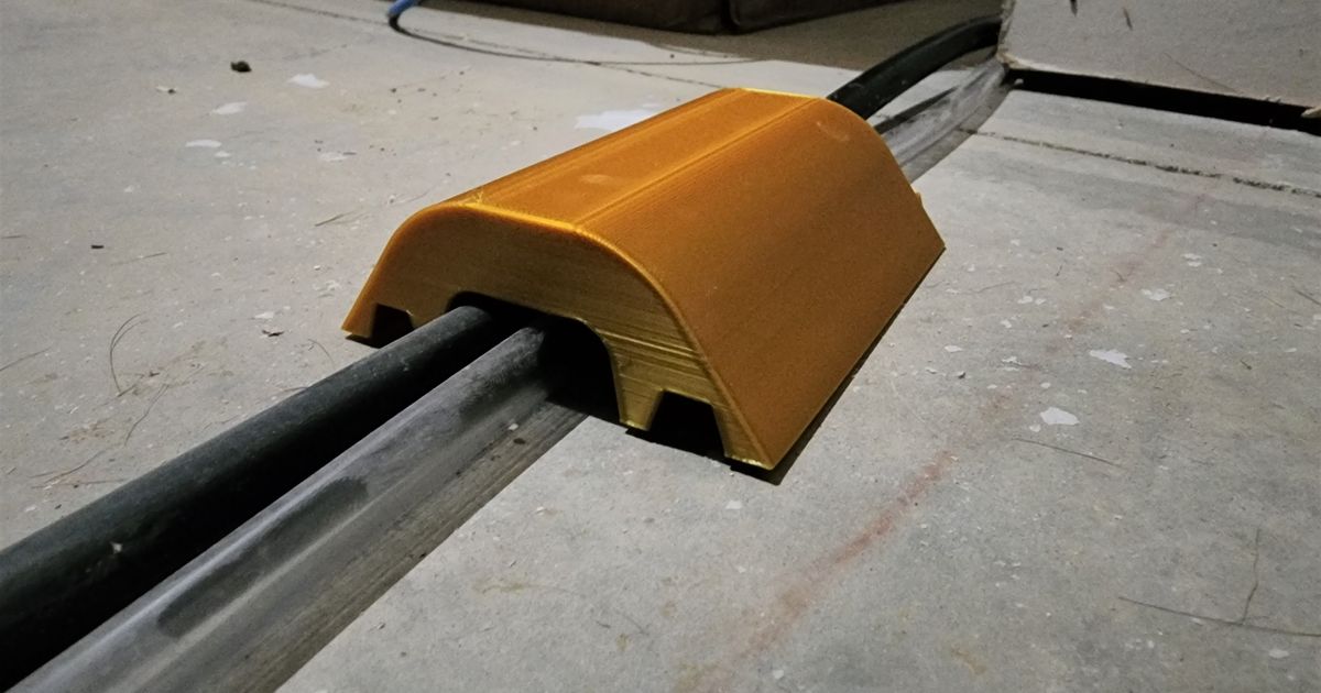 Heavy Duty Floor Cable Protector by Janek57 | Download free STL model ...