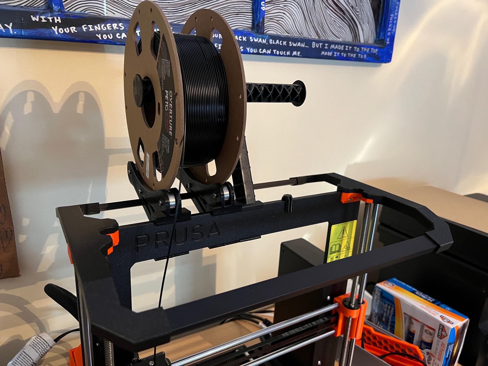 Ultimate Spool Holder V3+ for Prusa MK3/s inspired by TUSH - LED Bar ...