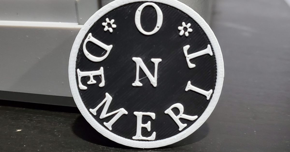 Demerit Coin by Corpulent | Download free STL model | Printables.com