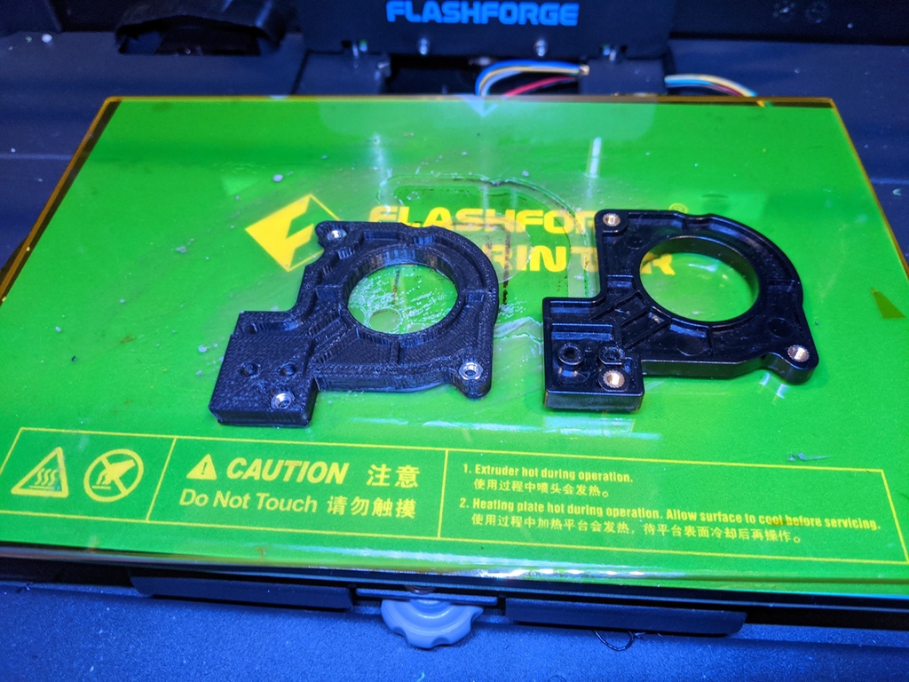 Flashforge Creator Pro Bondtech Compatible Fan Mount Plate by Corpulent ...