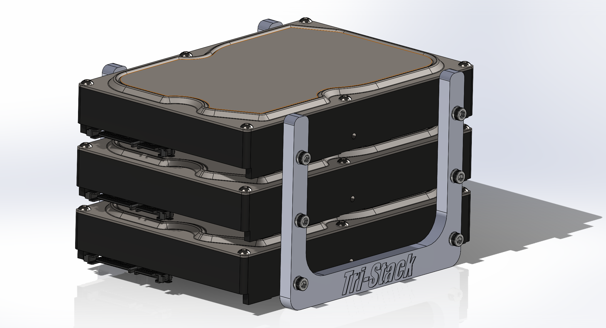 3.5" HDD Bracket | Minimalistic Stack by jordanmiller41 | Download free ...