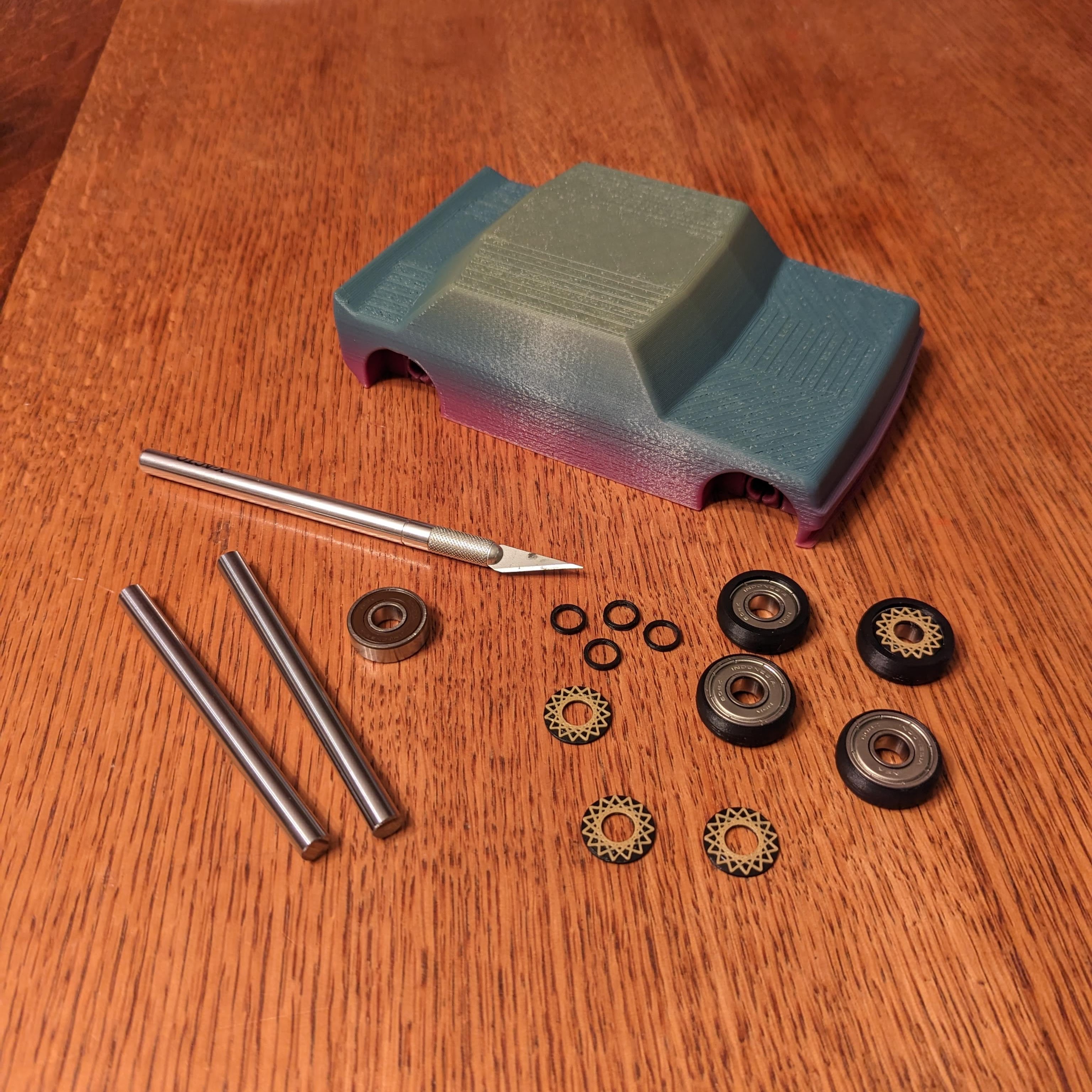 Toy car from spare parts by Eli | Download free STL model | Printables.com