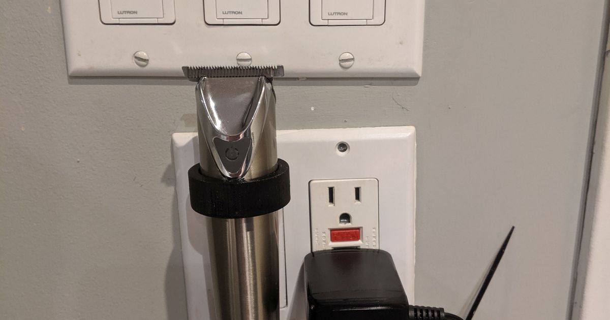 Wahl 9818 Razor Wall Mount by Ian Rich | Download free STL model ...