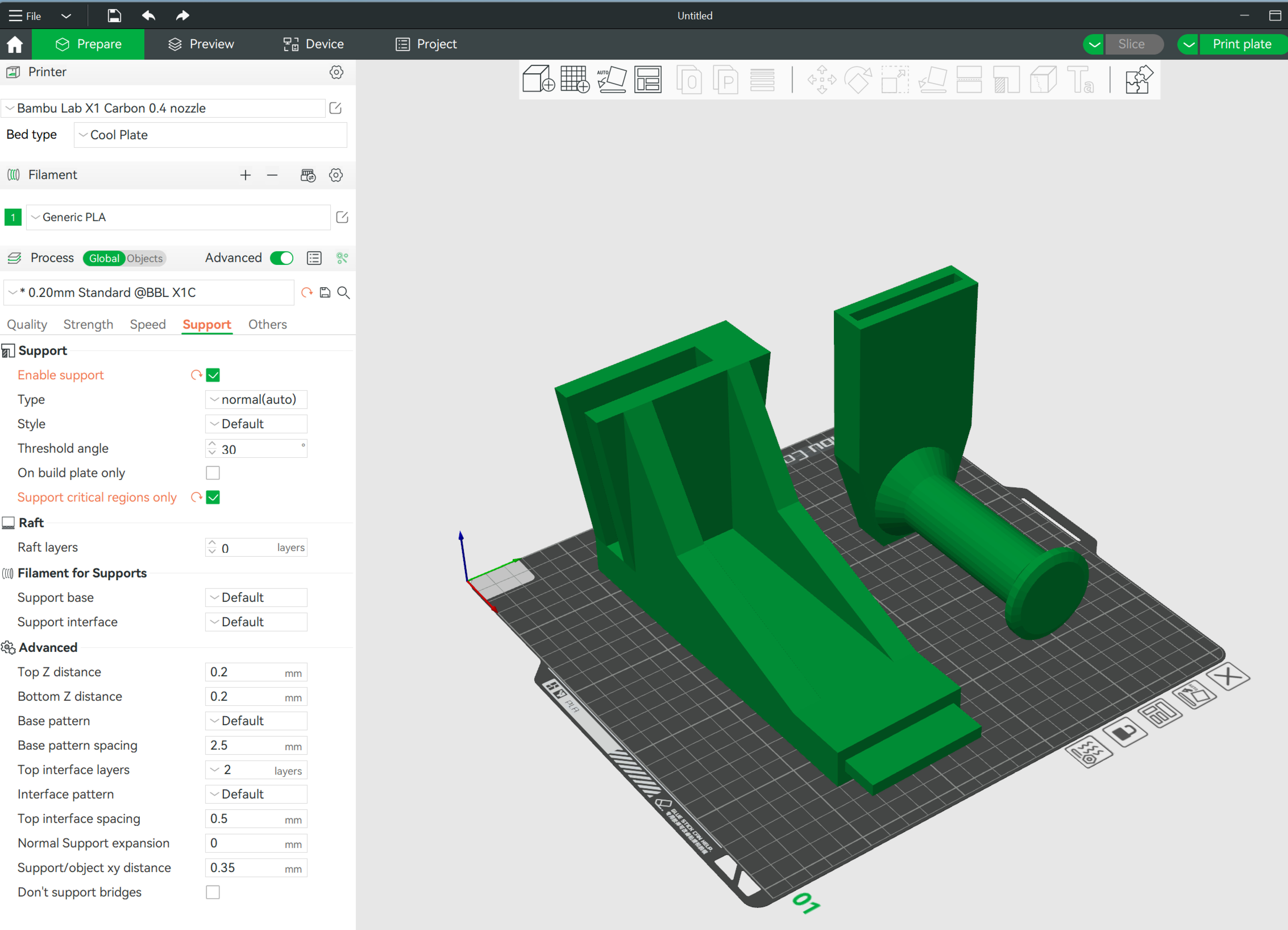 Bambu---elevated printer spool by Adam Sulkes | Download free STL model ...