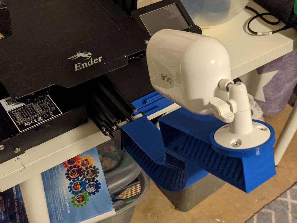Arlo Essential Camera Mount Holder for Ender 3 Pro by Nextux | Download ...