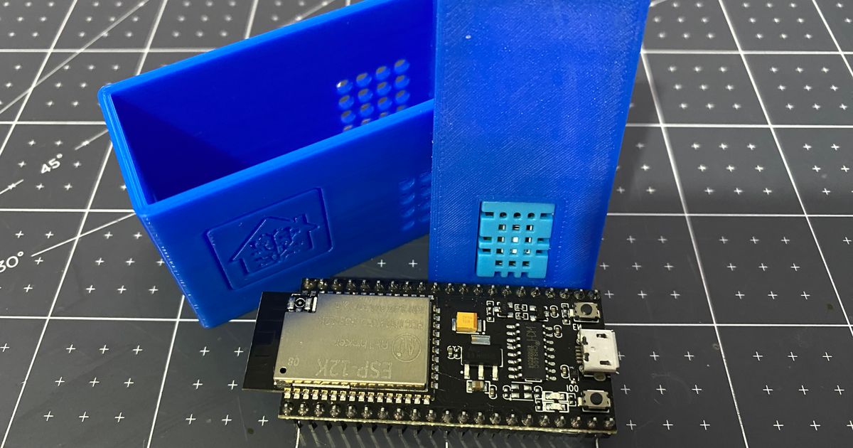 NodeMCU ESP32 S2 with DHT11 Sensor Case par abasson | Téléchargez gratuitement un modèle STL ...
