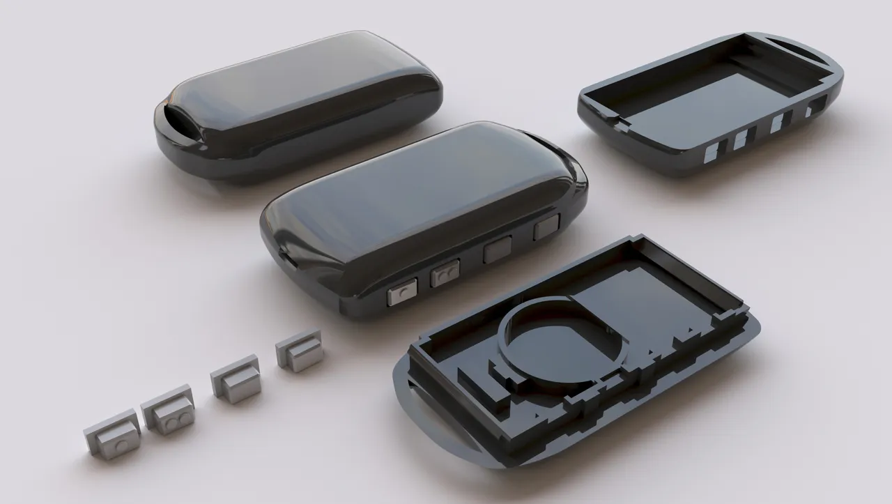 Rounded 2020 Mazda Keyfob Housing by Ubermeisters | Download free STL ...