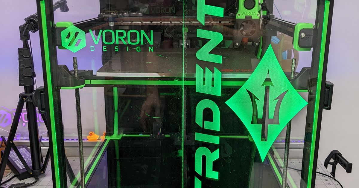 Edge Lit LED Door Panels for Voron Trident by MrTeliP | Download free ...